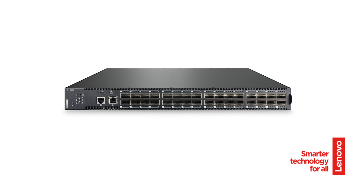 ThinkSystem NE10032 RackSwitch | Lenovo Server Options