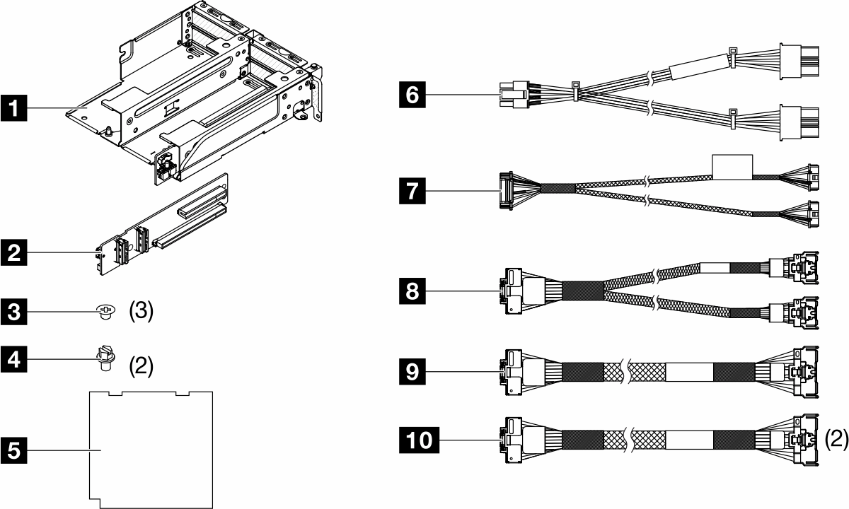 ThinkSystem SR665 V3 PCIe G5 Riser 3/4 Option Kit | Lenovo Server Options
